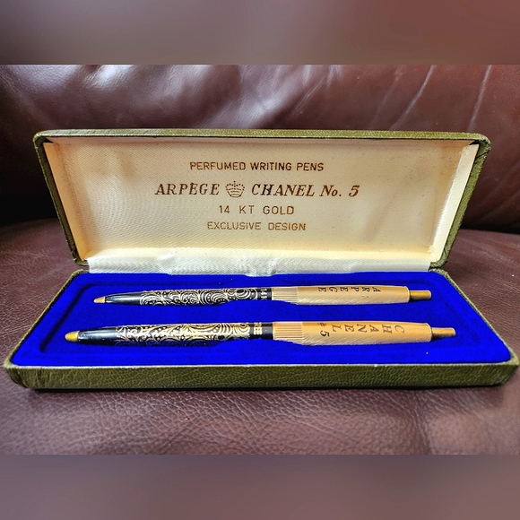 CHANEL | Office | Vintage Arpege Chanel No 5 Perfumed Writing Pens ...